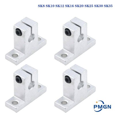 2/4pcs Sk8 Sk10 Sk12 Sk16 Sk20 Sk25 Sk30 8mm Linear Bearing