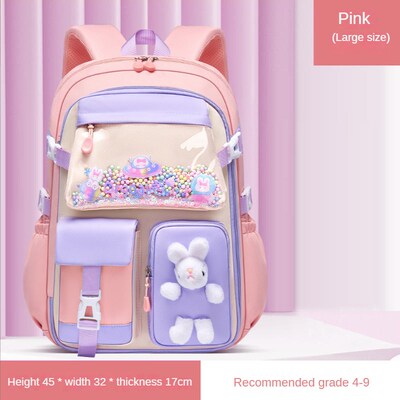 Primary School Schoolbag Girls Schoolbag Lightweight Childr