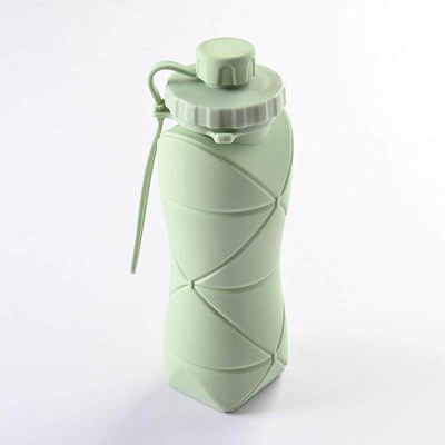 Folding Silicone Water Bottle Travel Hiking Kettle 折叠水壶