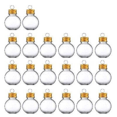 Delicate Plastic Fillable Bottle Decoration Party Hanging
