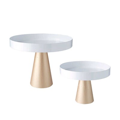 High Feet Cake Stands Wood Base Ornament Storage Wedding