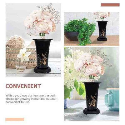 2 Sets Nursery Orchid Pot Plant Decor Pots for Plants