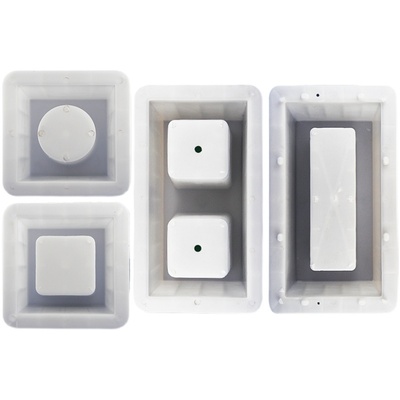 空心砖孔磨具水泥制品建筑用生态护坡装饰预制块长方形塑料模具