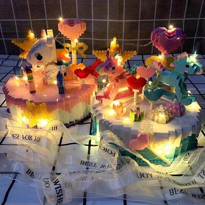 LED lantern wick small color light flashing light String lig