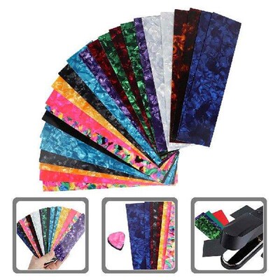 25 Pcs Guitar Pick Bar DIY Plectrums Strips Plastic