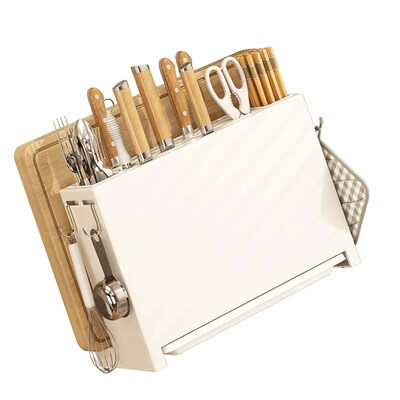 Kitchen Knife Drying Holder Integrated Chopsticks Cutting Bo