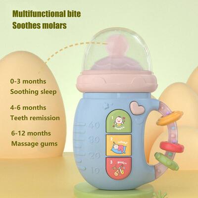Baby Rattle Teether Toy Early Education Learning Toys for Ki