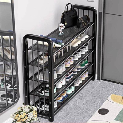 Shoe Rack Aluminum Metal Standing Shoe Rack  Shoes Shelf