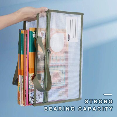 [Spacious Organizer] A4 Pocket Folders Widen Double-Layer Me