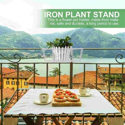 Hanging Balcony Flower Flowerpot Holder Decor Bonsai Basket