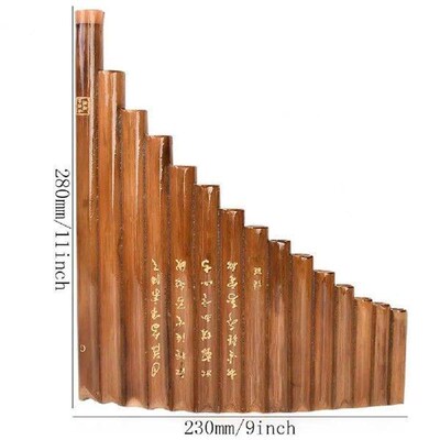 Practical Natural Material Pan Pipes Easy to Learn Pan