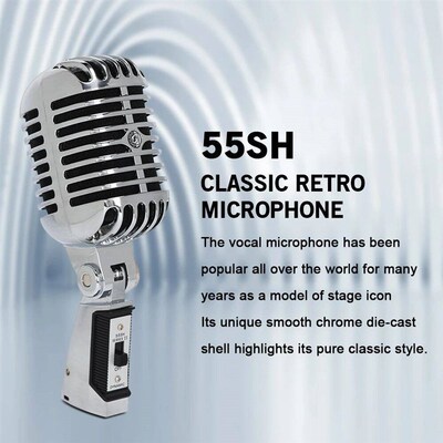 LEUS LAC50 - 55SH Professional Wired Vintage Classic Microph