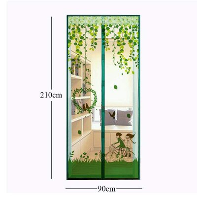 90*210cm/100*210cm Magnetic Curtains Door Screen Mosquito Ne