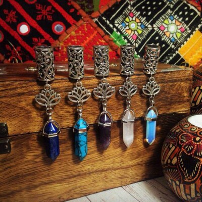 Rainbow Crystals,  Crystal Loc Beads, Dread Beads, Dreadlock