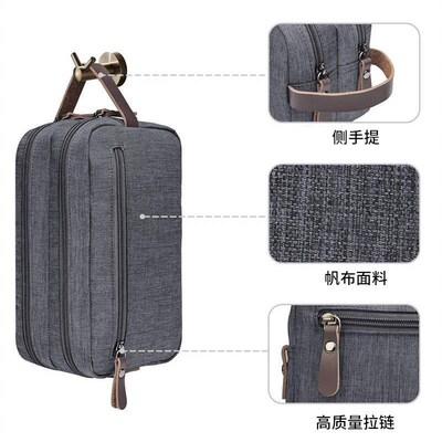 Toiletry Bag for Men Small Nylon Dopp Kit Lightweight Travel
