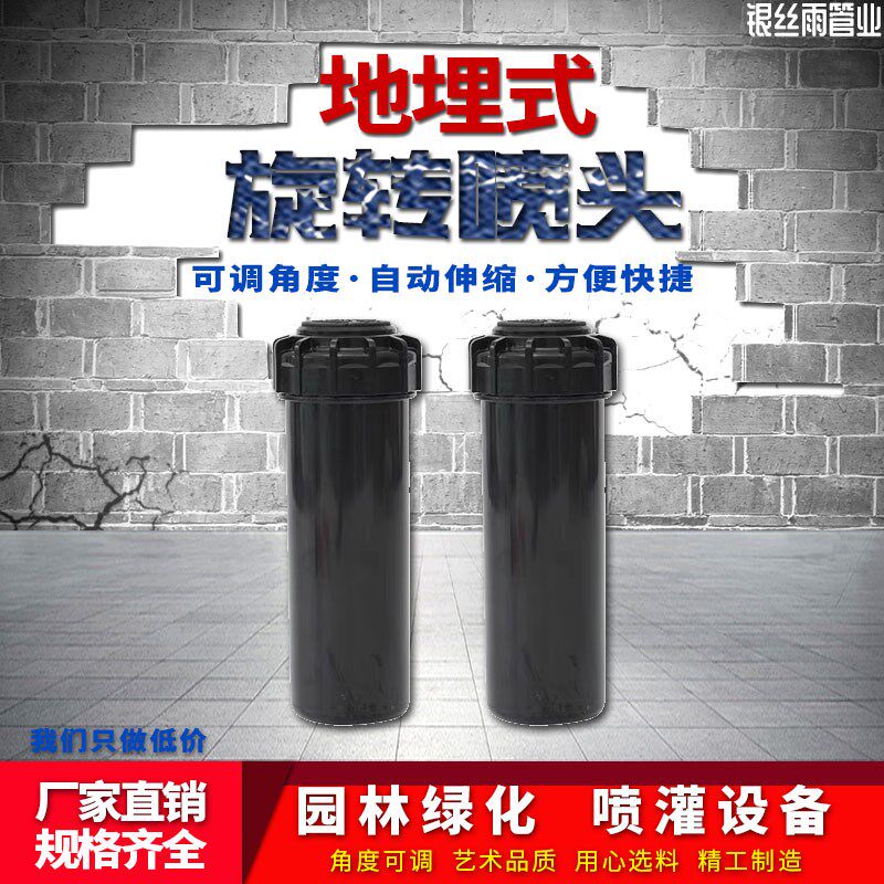 6分DN20仿雨鸟自动升降地埋式旋转喷头球场草坪绿化桥梁场养护