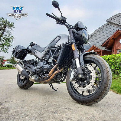 肌车狼  适用于贝纳利幼狮500/250/502C边包复古边包改装侧边包箱