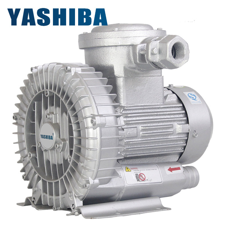 YASHIBA防爆风机高压风机380V三相高压鼓风机工业大功率漩涡气泵
