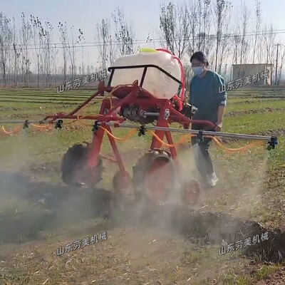 农用汽油手扶自走式打药机高压家用柴油麦地玉米果园小四轮喷药机