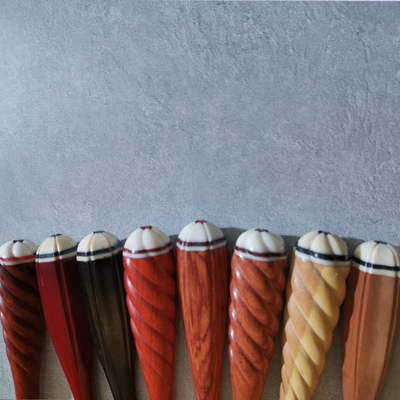 琵琶轴六瓣轴麻花轴轸子琵琶配件红木黑檀酸枝轴硬木花梨琵琶琴轴