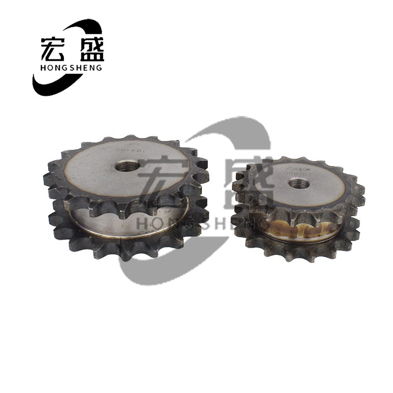 双联链轮 假双排链轮 6分10齿  6分12齿 6分13齿 双驱 串开传动