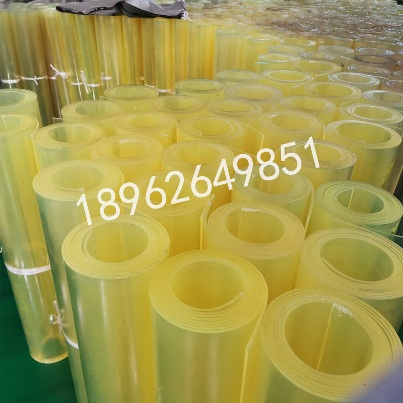 聚氨酯优力胶方板PU牛筋条块缓冲减震垫加工定制