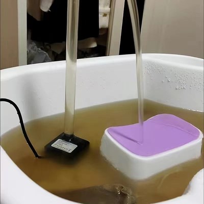 中药头疗洗头床水循环配件头疗流水泵洗头盆专用弯管出水泵洗头泵