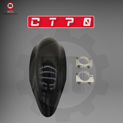 CT70FrontFenderwithForkBracketPlasticFender