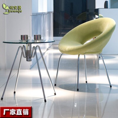 现代新款时尚设计洽谈接待会客椅餐椅电脑办公椅咖啡休闲椅B120