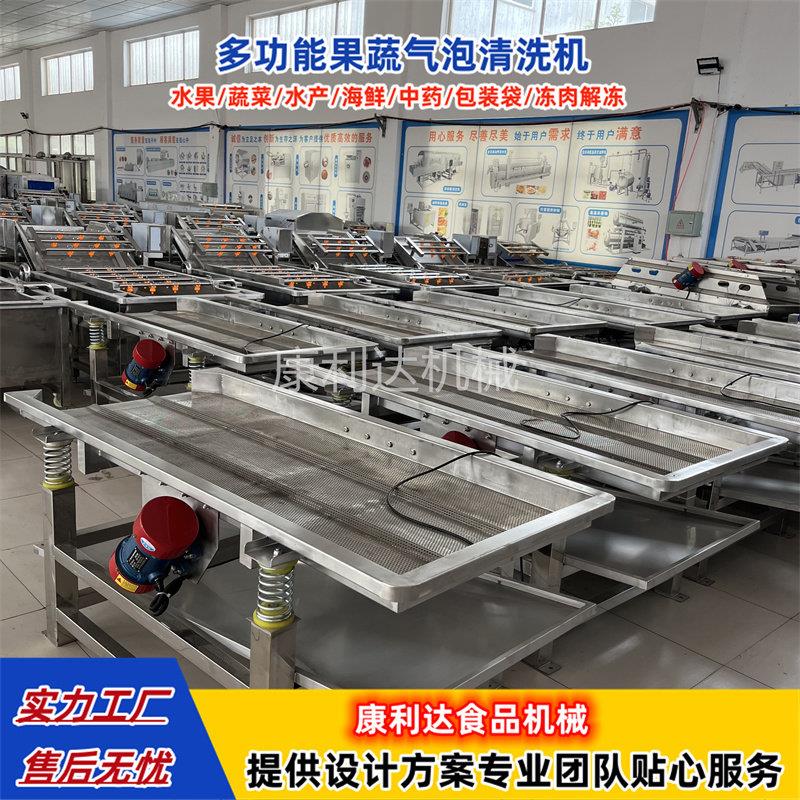 商用果蔬气泡清洗机洗菜机洗果机洗鱼机生蚝海蛎子清洗设备洗姜机