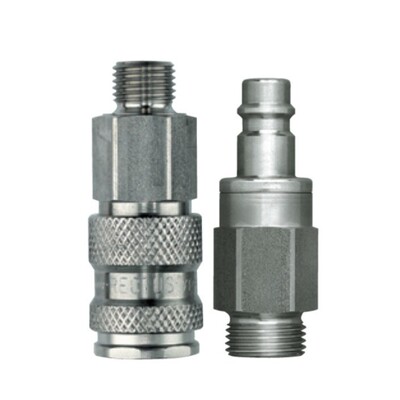 Rectus利达时 零泄漏 不锈钢303/316L快换接头 7.4mm通径25KL系列