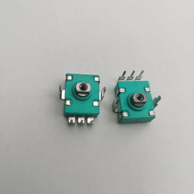 频道波段开关电位器编码器绿色18PNI 阻值B100K-180度五脚反插脚