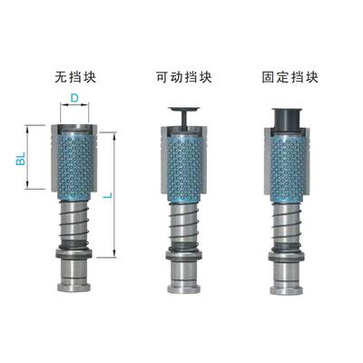 QMSH20-25模架用钢球导柱组件 装卸型高刚性钢球导柱组件导柱导套