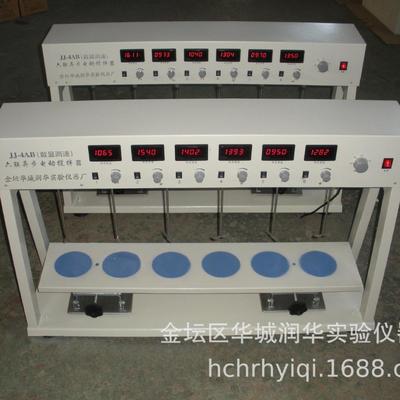 多头电动搅拌器JJ-4AB六联异步数显测速电动搅拌器