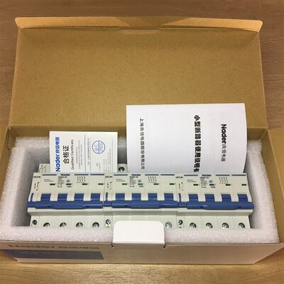 正品上海Nader良信NDB2-63 C63 63A 4P+OF2 断路器 4极空气开关