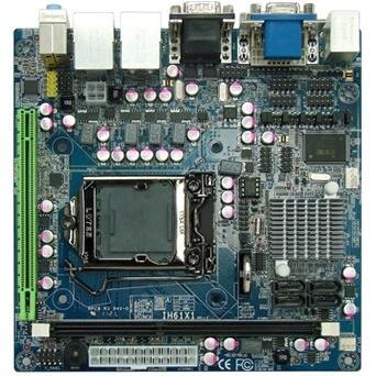 标硕ITX-761MA61X62 IH61X1 DDR3 1控155针H6迷你工主板 1双网卡
