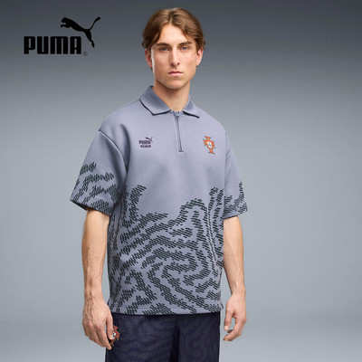 PUMA彪马SALEHE BEMBURY联名款葡萄牙队短袖运动Polo衫635103-65