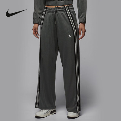 JORDAN耐克NIKE女裤春季运动宽松休闲直筒针织长裤HQ9219-068