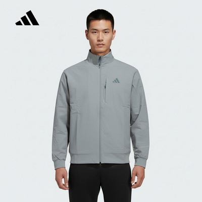 adidas阿迪达斯TH WIND JKT梭织夹克2026春男立领运动外套 KR2509