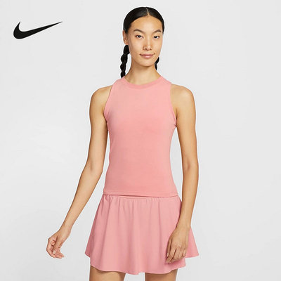 Nike耐克网球服新款女子网球运动上衣工字背心快干透气FZ6658-618