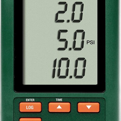 Extech 3 通道压力数据记录器,带 Nist SD750压力计