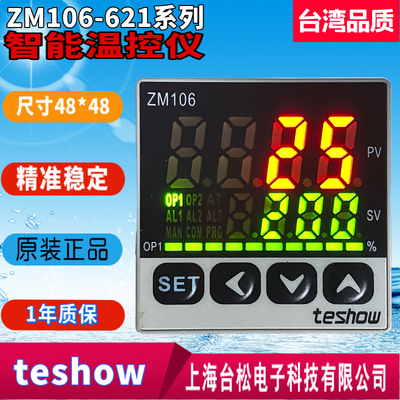 推荐TESHOW台松温控器MF106智能表ZM106-621 FKA4-VN*ANN-NNN-B-