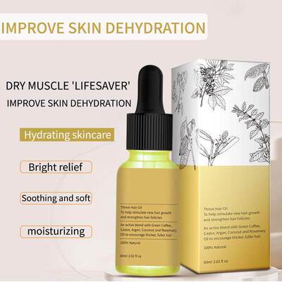 外贸黄发油头发滋养精油THRIVE GROWTH HAIR OIL护发精油
