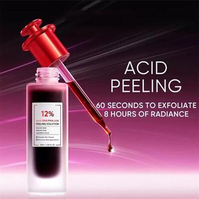 12% АHА ВHA PHA LHA Peeling Solution Serum 去角质精华液