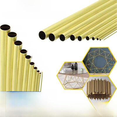 H62黄铜管 H65精密毛细黄铜管 空心圆管零切加工 1 2 3 4 5 6 7mm