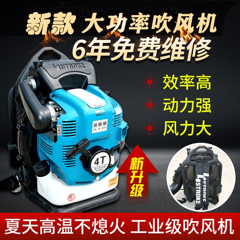 进口四冲背负式大功率汽油吹风机森林风力灭火机器园林树叶吹雪机