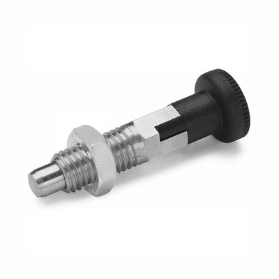 不锈钢旋钮柱塞自锁分度销粗牙覆位C-PMXK/C-PMXYK6M/8M/10M/12M