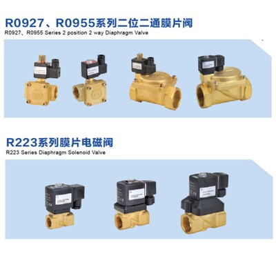 RYZDH膜片式电磁阀 R2231025B R2231032B R2231040B R2231050B