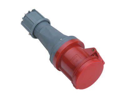 WEIPU 威浦 TYP2901 3芯 2P+E 工业插头防溅 63A 电缆连接器 IP44