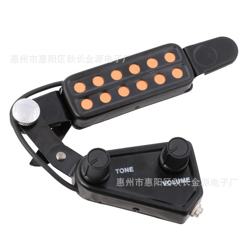 配件乐器拾音器民谣P-011音孔拾音器可音量调节